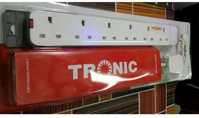 Tronic 6 Way Extension With 3 Meter Cable